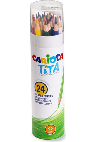 Carioca Tita Kuru Boya Kalemi 24'lü (Tüpte)