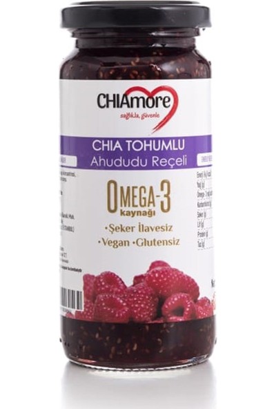Chiamore Chia Tohumlu Ahududu Reçeli 300 gr Chiamore Chia Tohumlu Ahududu Reçeli 300 gr