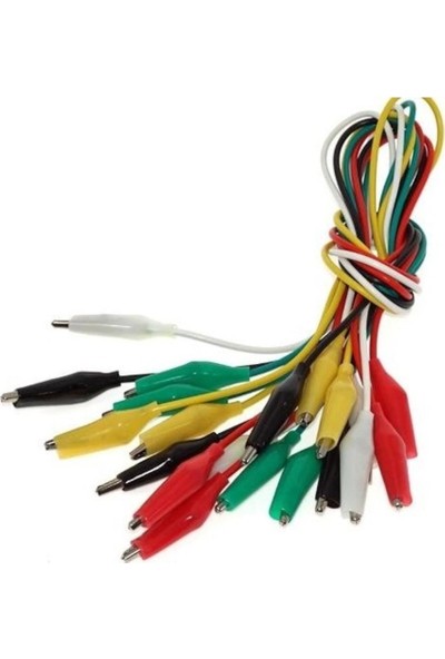 Emay Center 10'lu Set Krokodil Arduino Kablo