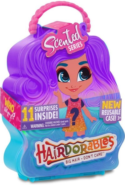 Hairdorables Sürpriz Bebekler Mis Kokulu Saçlar Seri 4 - Mor