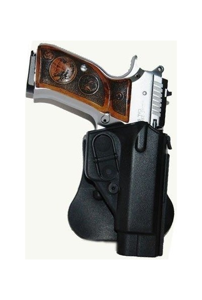 Toma Holster Siyah Kilitli Tabanca Kılıfı - Cz 75 - Sarsılmaz