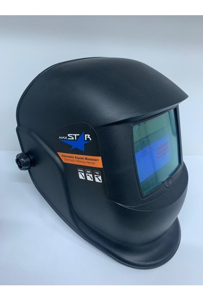 Maxstar Otomatik Kararan Kaynak Maskesi Ayarlı Düğmeli Baş Maskesi Maxstar Otomatik Kararan Kaynak Maskesi Ayarlı Düğmeli Baş Maskesi