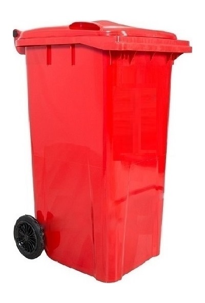 Safell Plastik Çöp Konteyneri 240 Litre Konteyner - A+ Isıya Karşı Dayanıklı Malzeme - Kırmızı Safell Plastik Çöp Konteyneri 240 Litre Konteyner - A+ Isıya Karşı Dayanıklı Malzeme - Kırmızı