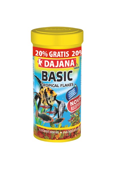 Dajana Basic Tropical Flakes Pul Yem 250 ML + 50 ML Promosyon 60 Gr Dajana Basic Tropical Flakes Pul Yem 250 ML + 50 ML Promosyon 60 Gr