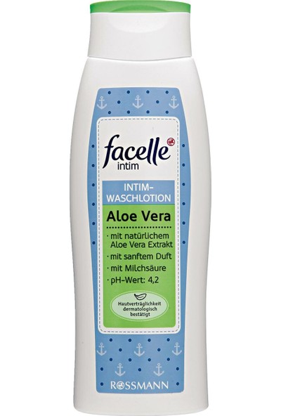 Rossmann Facelle Dış Genital Bölge Yıkama Losyonu Aloe Vera Özlü 300 ml Rossmann Facelle Dış Genital Bölge Yıkama Losyonu Aloe Vera Özlü 300 ml