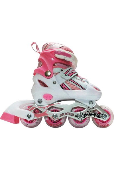 Vadi Çift Sıra Ayarlanabilir Paten Pembe M Vadi Çift Sıra Ayarlanabilir Paten Pembe M