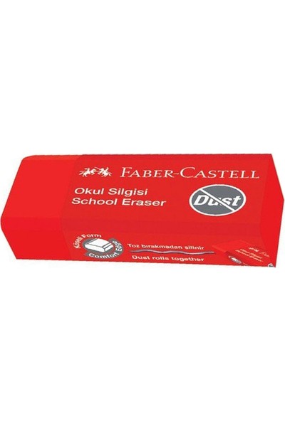 Faber-Castell Okul Silgisi Kırmızı