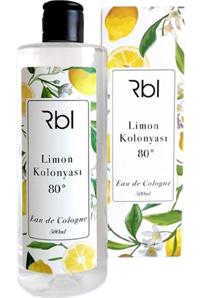 Rebul Limon Kolonyası 80 Eau De Cologne 500 ml Rebul Limon Kolonyası 80 Eau De Cologne 500 ml