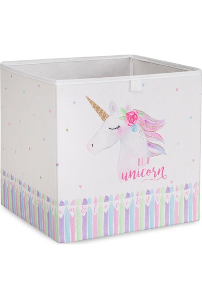 Ocean Home Unicorn Baskılı Kapaksız Kutu