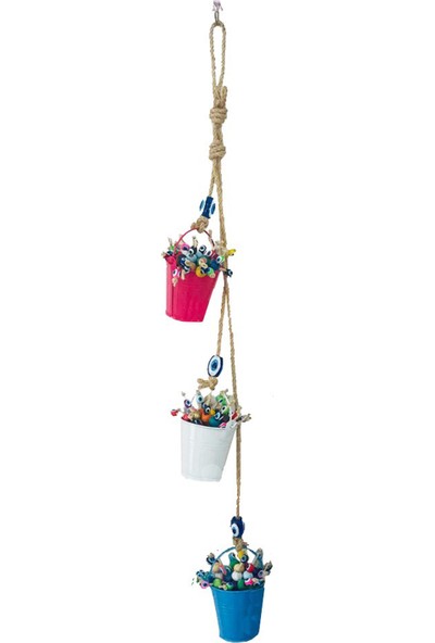 Bimbambom Nazar Boncuklu Renkli Kovalı Duvar Süsü, Nazar Boncuklu Duvar Süsü Bimbambom Nazar Boncuklu Renkli Kovalı Duvar Süsü, Nazar Boncuklu Duvar Süsü