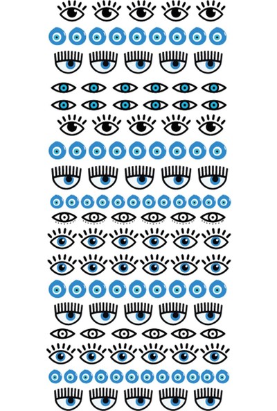 Flash Tattoos Göz Tırnak Dövmesi