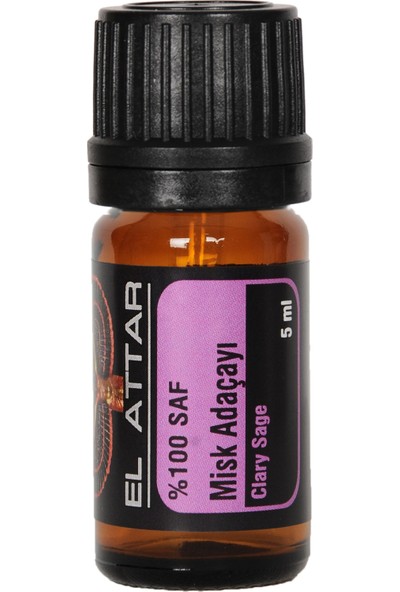 El Attar Misk Adaçayı Yağı 5 mL (Esansiyel Uçucu - Parfüm Yapımı İçin de Uygundur) El Attar Misk Adaçayı Yağı 5 mL (Esansiyel Uçucu - Parfüm Yapımı İçin de Uygundur)
