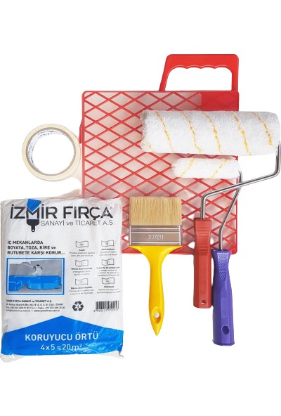 İzmir Fırça Marmara Boyacı Seti 20 cm