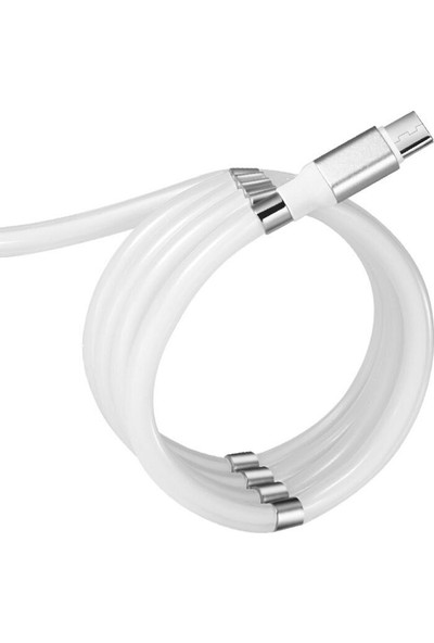 Supercalla Micro USB Mıknatıslı Şarj Kablosu