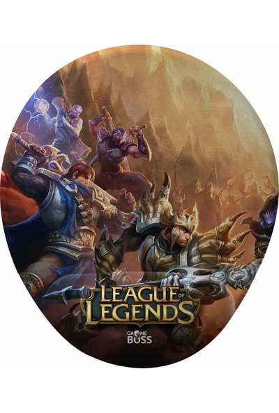 Flipped Garen Lol Bilek Destekli Tasarım Mouse Pad
