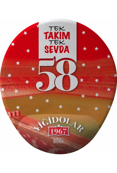Flipped 1967 Yiğidolar Bilek Destekli Taraftar Mouse Pad