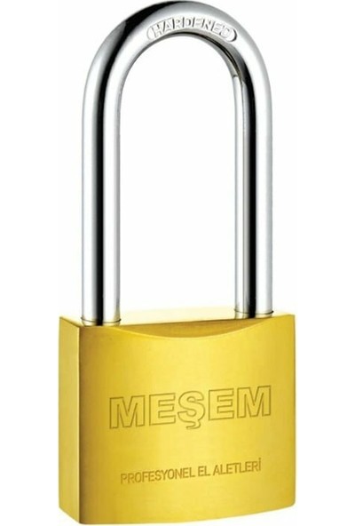 Meşem Asma Kilit Sarı Uzun 38 mm Meşem Asma Kilit Sarı Uzun 38 mm