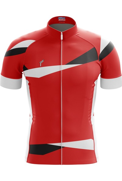 Freysport Braid Bisiklet Forması - Kısa Kollu Kırmızı - Beyaz Freysport Braid Bisiklet Forması - Kısa Kollu Kırmızı - Beyaz