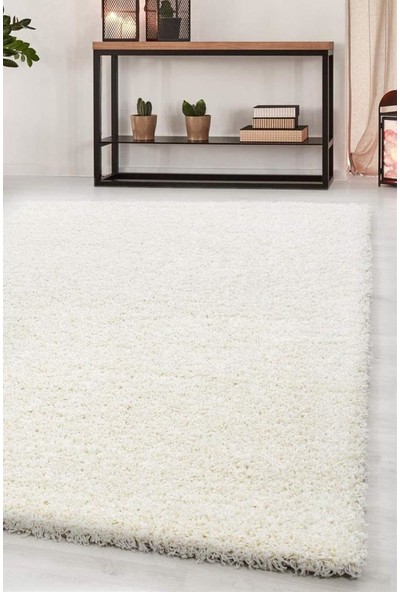 Gala Halı Düz Desenli Shagg Halı Shagg 1500A Krem Gala Halı Düz Desenli Shagg Halı Shagg 1500A Krem