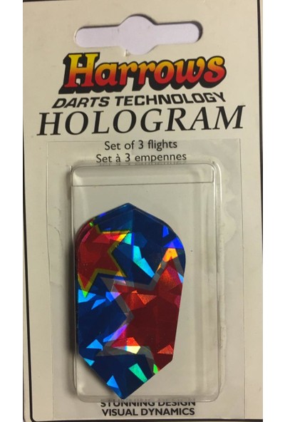 Harrows Hologram Slim Dart Flight - 18