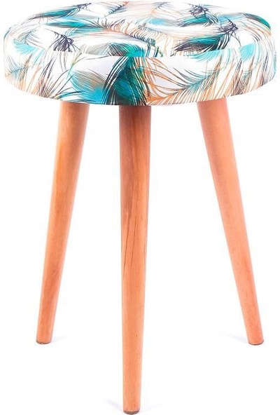 Dncstore Dijital Baskılı Orman Esintisi Desenli Tabure Dncstore Dijital Baskılı Orman Esintisi Desenli Tabure