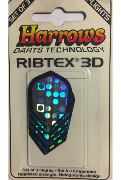 Harrows Ribext 3D Slim Dart Flight - 76