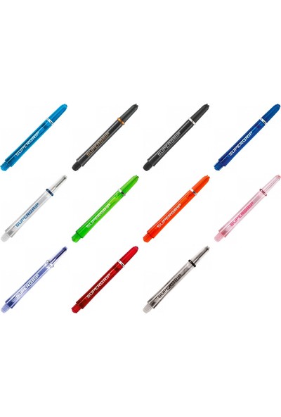 Harrows Supergrip Dart Shaft Siyah Gümüş - Short Harrows Supergrip Dart Shaft Siyah Gümüş - Short