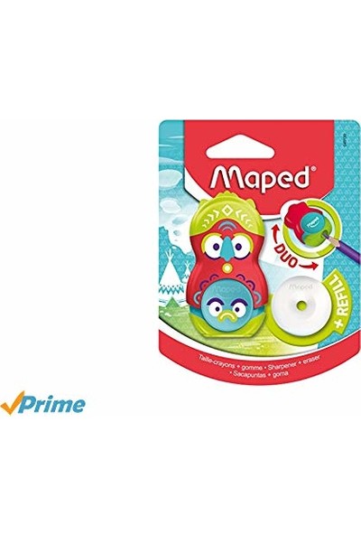 Maped 049130 Loopy Fancy Tek Delikli Silgili Kalemtıraş Maped 049130 Loopy Fancy Tek Delikli Silgili Kalemtıraş