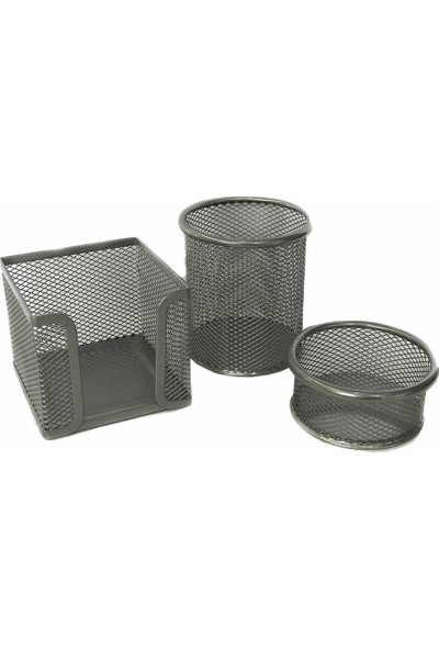 Inox 3 Lü Gümüş Perforeli Masa Seti Inox 3 Lü Gümüş Perforeli Masa Seti