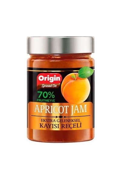 Origin Pancar Şekerli Kayısı Reçeli 400 gr Origin Pancar Şekerli Kayısı Reçeli 400 gr