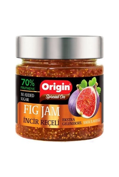 Origin Şeker Ilavesiz Incir Reçeli 300 gr Origin Şeker Ilavesiz Incir Reçeli 300 gr