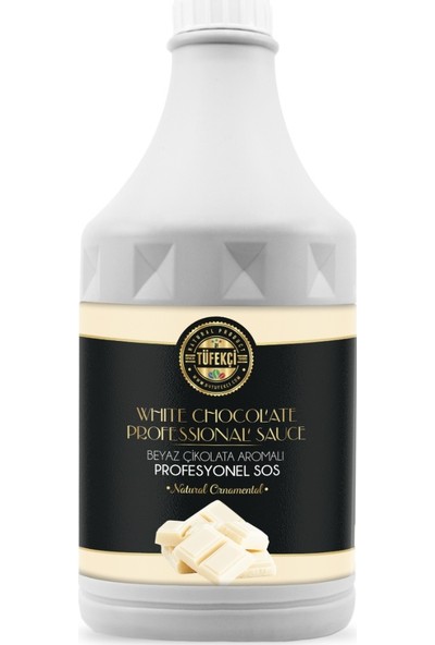 By Tüfekçi Beyaz Çikolata Profesyonel Bar Sos 2250 gr By Tüfekçi Beyaz Çikolata Profesyonel Bar Sos 2250 gr