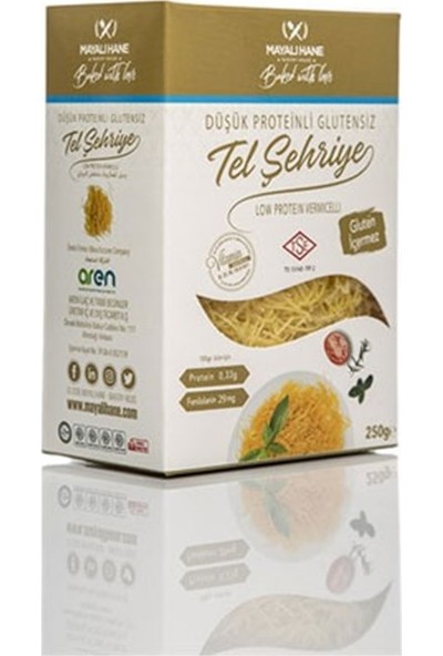 Mayalı Hane Düşük Proteinli Tel Şehriye 250 gr