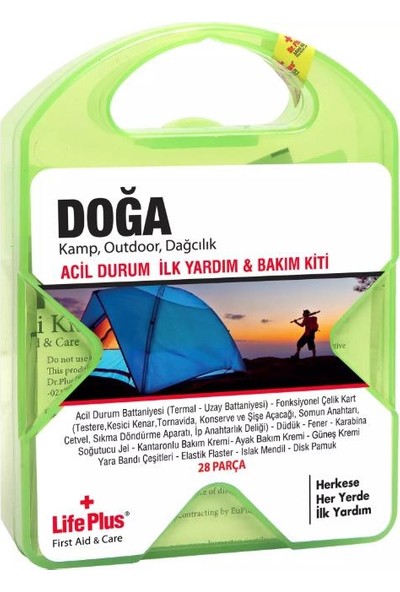Dr Plus Doğa Acil Durum İlk Yardım ve Bakım Kiti 28 Parça