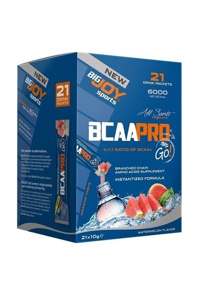 Big Joy Bcaa Pro Go! 21 Drink Packets Karpuz Aromalı Big Joy Bcaa Pro Go! 21 Drink Packets Karpuz Aromalı