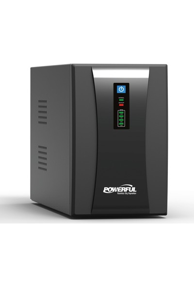 Powerful SLE-2000 2000VA Line Interactive Ups Kesintisiz Güç Kaynağı Powerful SLE-2000 2000VA Line Interactive Ups Kesintisiz Güç Kaynağı