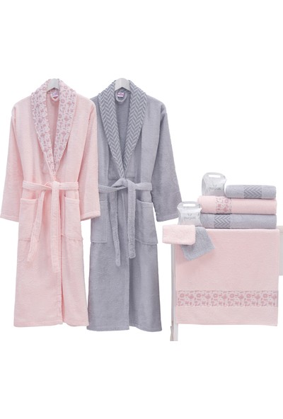 Nurpak Yıldız Bambu Bornoz Seti 10 Parça Nurpak Yıldız Bambu Bornoz Seti 10 Parça