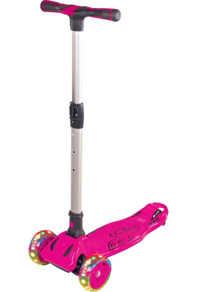 Cool Wheels LED Işıklı Katlamalı 3 Tekerlekli Twist Çocuk Scooter Pembe - Maxi Boy Cool Wheels LED Işıklı Katlamalı 3 Tekerlekli Twist Çocuk Scooter Pembe - Maxi Boy