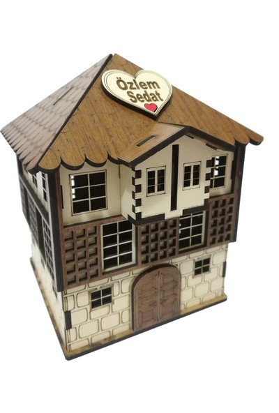 Plaket Home Sevgililere Özel Hediye Dekoratif Ahşap Tarihi Ev Kumbara Plaket Home Sevgililere Özel Hediye Dekoratif Ahşap Tarihi Ev Kumbara