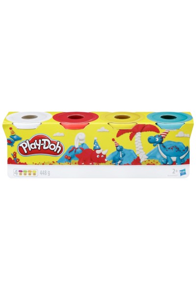 Hasbro Play-Doh 4'lü Hamur x 2 Adet Hasbro Play-Doh 4'lü Hamur x 2 Adet