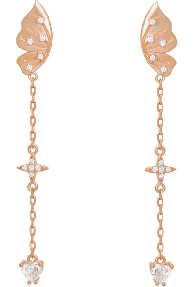 So CHIC Kelebek Figürlü Mi Amor Koleksiyonu Gümüş Küpe