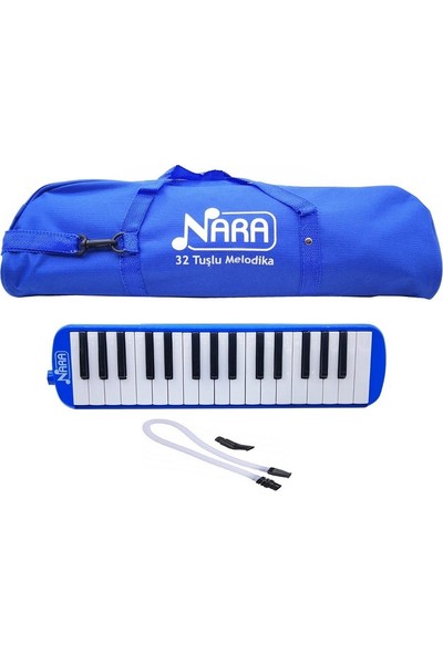 Nara 32 Tuşlu Çantalı Melodika Mavi Nara 32 Tuşlu Çantalı Melodika Mavi
