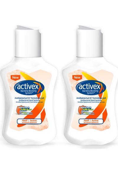 Activex Antibakteriye El Temizleme Jeli Aktif 2 x 100 ml