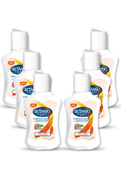 Activex Antibakteriye El Temizleme Jeli Aktif 6 x 100 ml