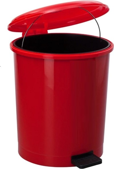 Safell Pedallı Çift Kovalı Çöp Kovası 40 Litre Kırmızı - Isıya Dayanıklı Safell Pedallı Çift Kovalı Çöp Kovası 40 Litre Kırmızı - Isıya Dayanıklı