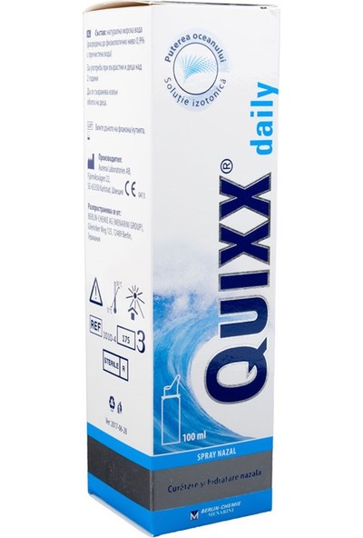 Quixx Daily Aerosol Burun Spreyi 100 ml Quixx Daily Aerosol Burun Spreyi 100 ml