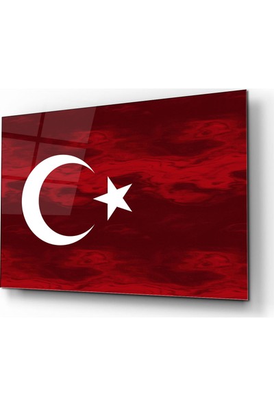 Disegno Türk Bayrağı Cam Tablo 2 50 x 70 Uv Baskı Temperli Disegno Türk Bayrağı Cam Tablo 2 50 x 70 Uv Baskı Temperli
