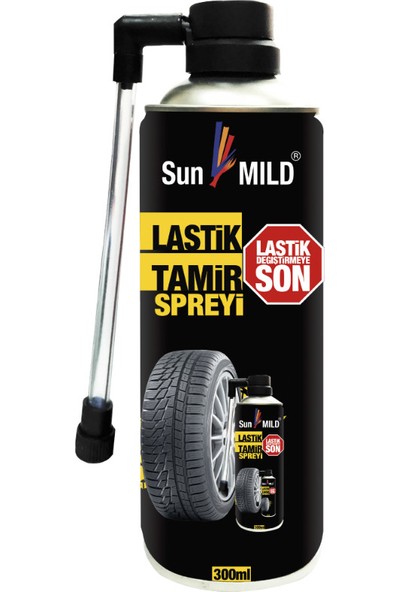 Sun Mild Lastik Tamir Spreyi 300 ml Sun Mild Lastik Tamir Spreyi 300 ml