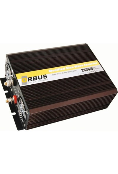 Orbus 12V 2500W Modifiye Sinüs Invertör