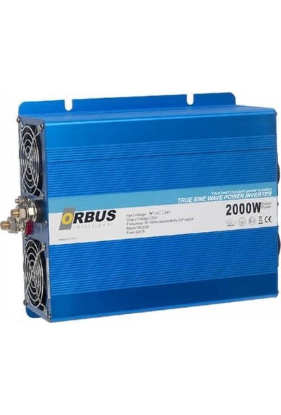 Orbus 12V 2000W Tam Sinüs Invertör